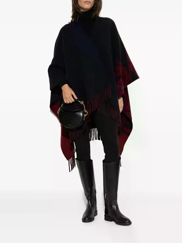 Burberry Fringed Cape