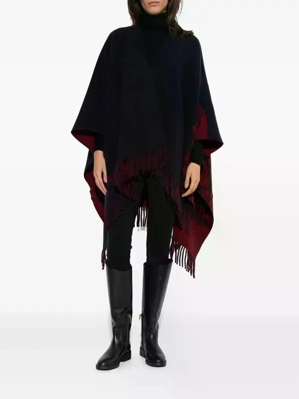 Burberry Fringed Cape