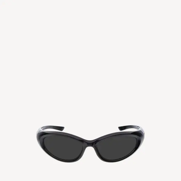 Balenciaga Sporty B Round Af Sunglasses - Black