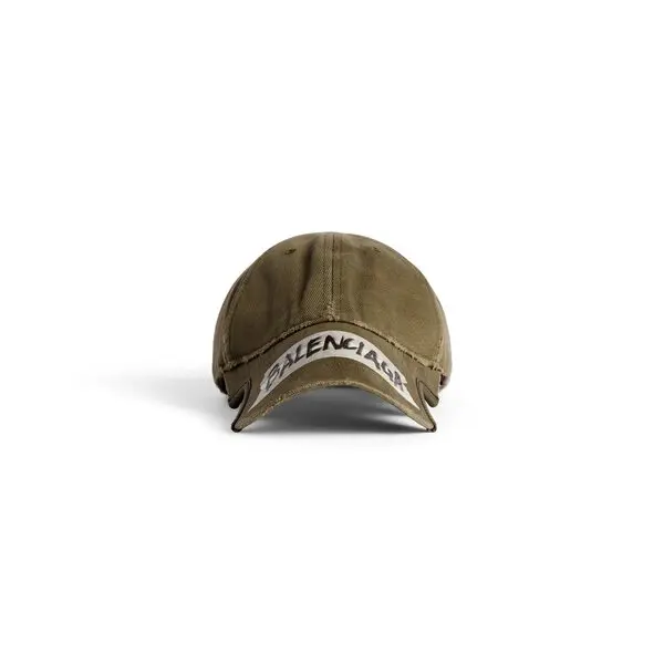 Balenciaga Masking Tape Cap - Green