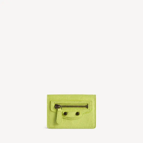 Balenciaga Le City Mini Wallet - Green