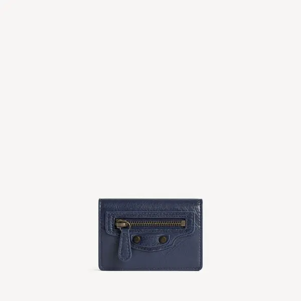 Balenciaga Le City Mini Wallet - Blue