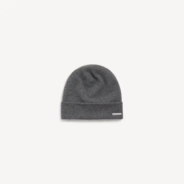 Balenciaga Cashmere Blend Beanie - Grey & Silver