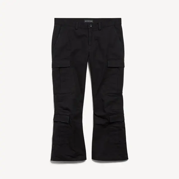 Balenciaga Cotton Ripstop Capri Cargo Pants