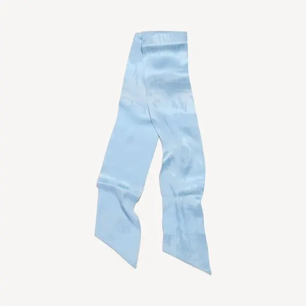 Balenciaga Washed Crayon Scarf - Blue