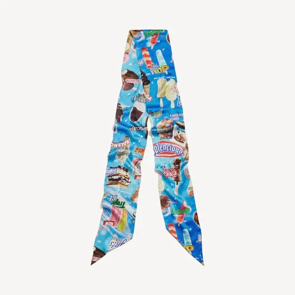 Balenciaga Sweet Treat Scarf - Blue