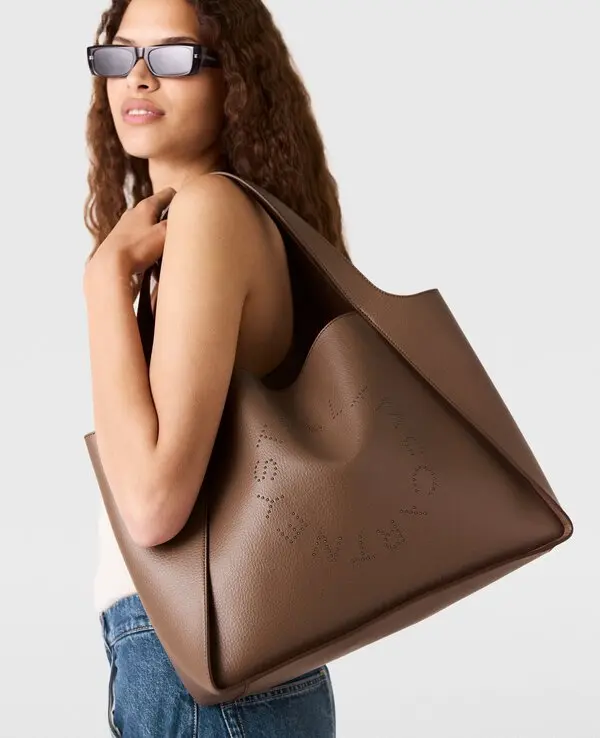 Stella McCartney Logo Studded Tote