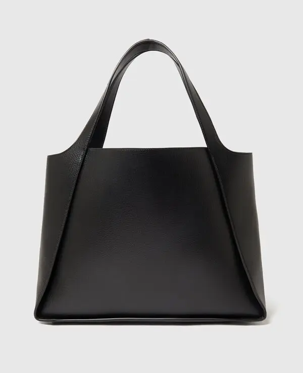 Stella McCartney Logo Studded Tote - Black