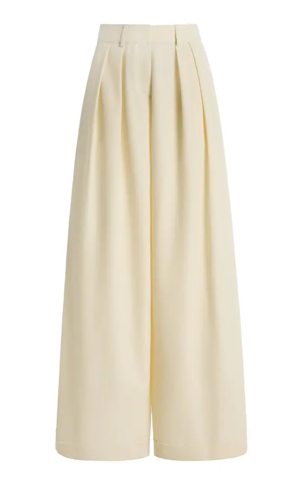 Françoise Mila Wool Wide Leg Pants