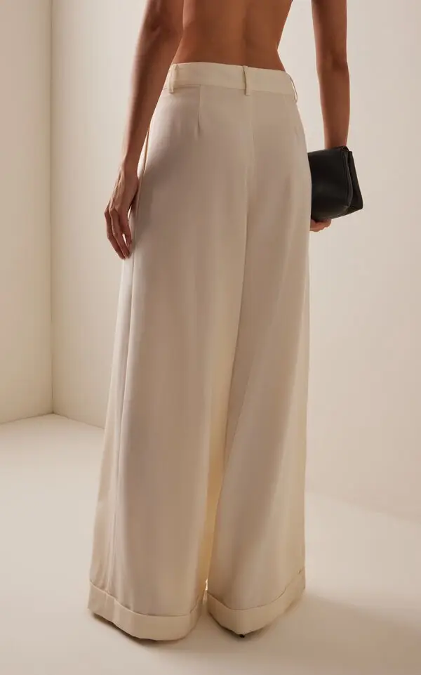 Françoise Mila Wool Wide Leg Pants