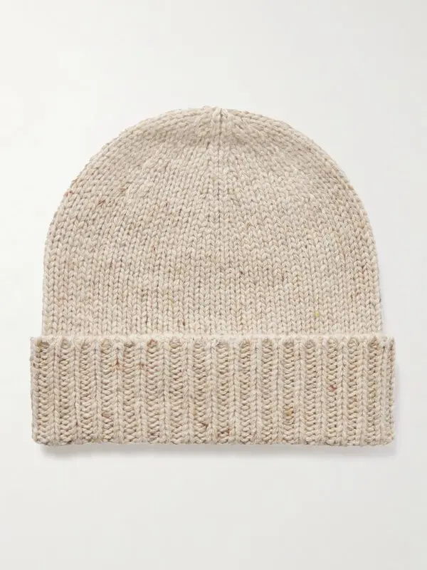 Johnstons Of Elgin Donegal Cashmere Beanie - Cream