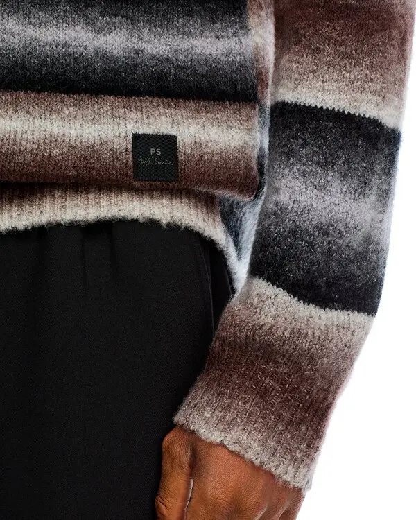 Paul Smith Striped Crewneck Sweater - Black