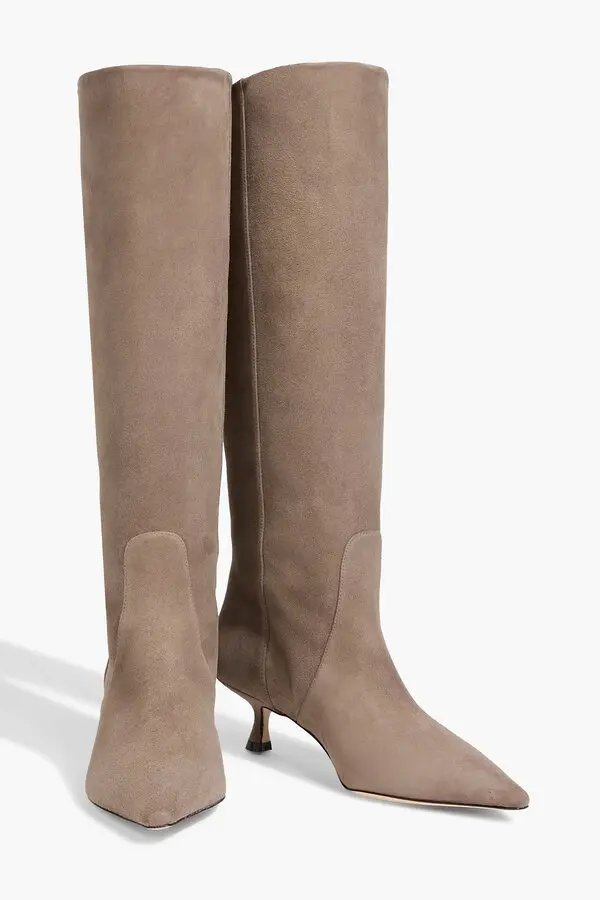 STUART WEITZMAN Naomi 50 Suede Knee Boots