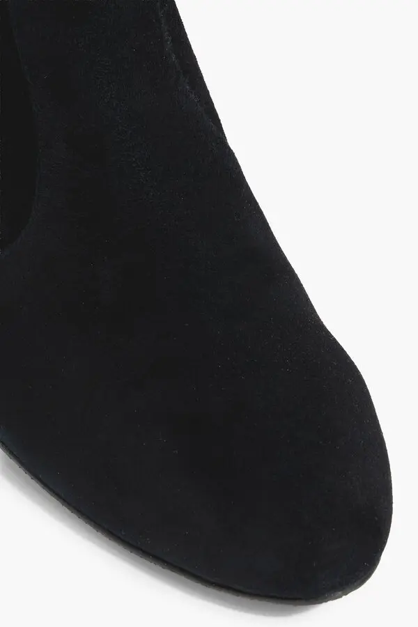 STUART WEITZMAN Yuliana Suede Over-the-knee Boots - Black