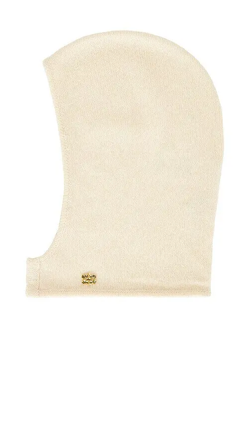 GANNI Yak Mix Balaclava - Egret