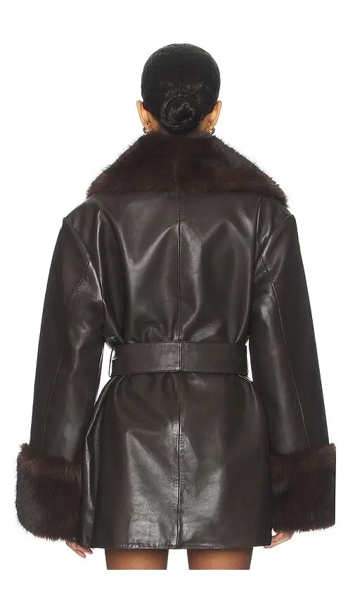 SEROYA Daly Leather Coat