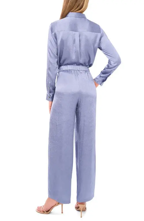 Halogen Elastic Waist Wide Leg Trousers