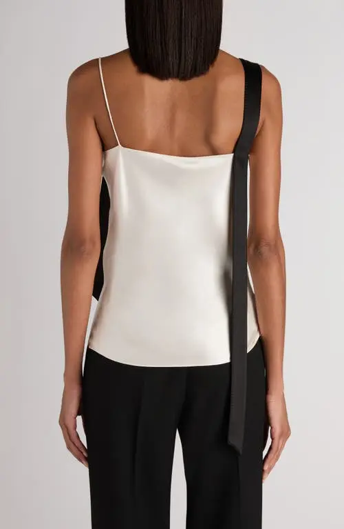TOM FORD Silk Satin Camisole - Off White/black