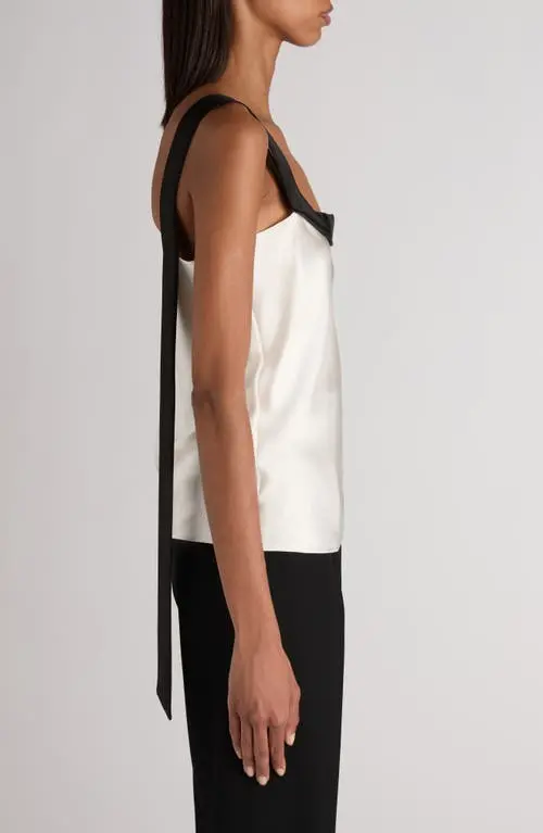TOM FORD Silk Satin Camisole - Off White/black
