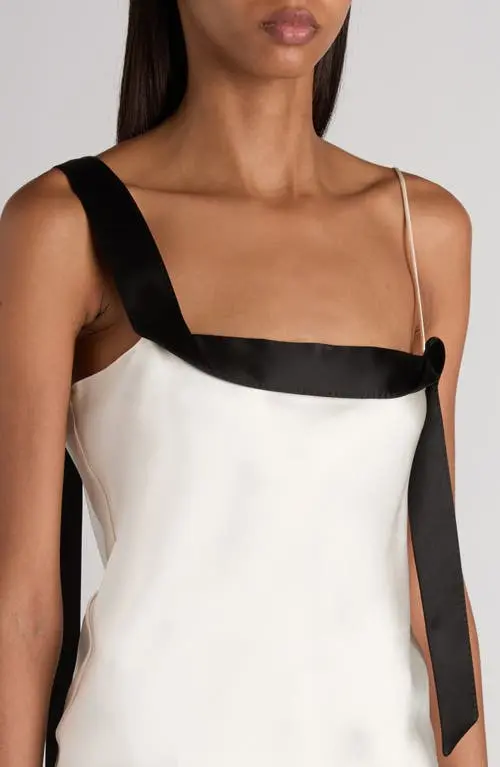 TOM FORD Silk Satin Camisole - Off White/black