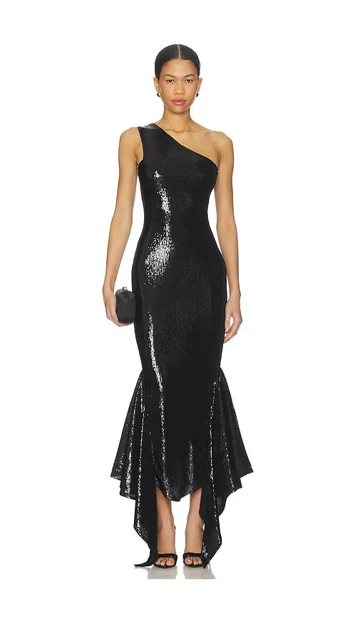 SKETCH-Y Her Dress - Black Sequin