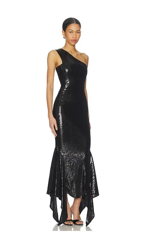 SKETCH-Y Her Dress - Black Sequin