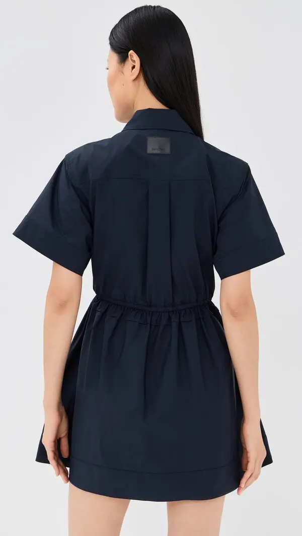 Simkhai Dawson Shirt Dress - Dark Midnight