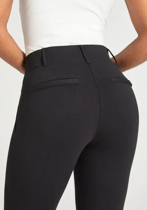 Betabrand Classic Dress Pant Yoga Pant Skinny - Black