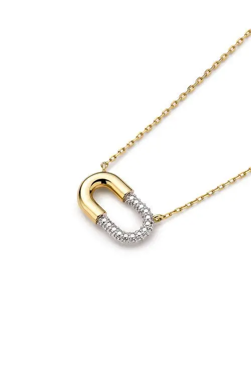 ANA LUISA Link Necklace With Cubic Zirconia