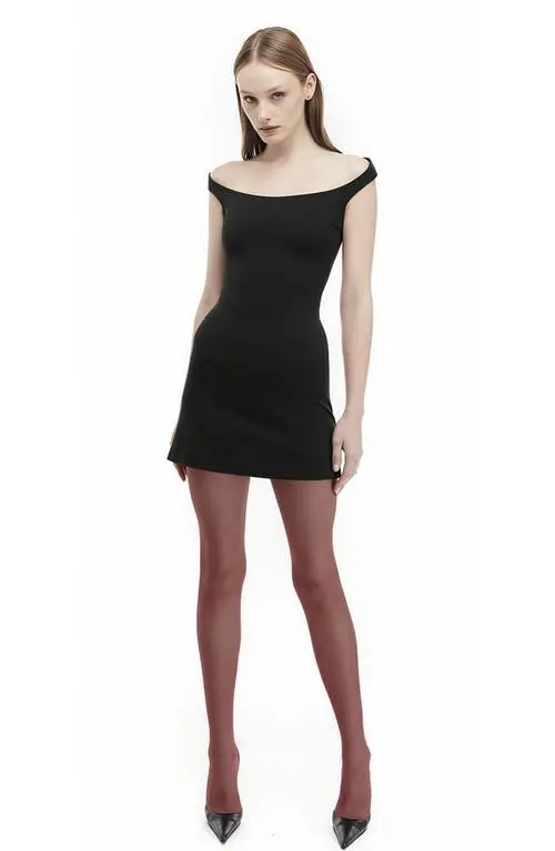 MOTHER OF ALL Ginger Mini Dress - Black