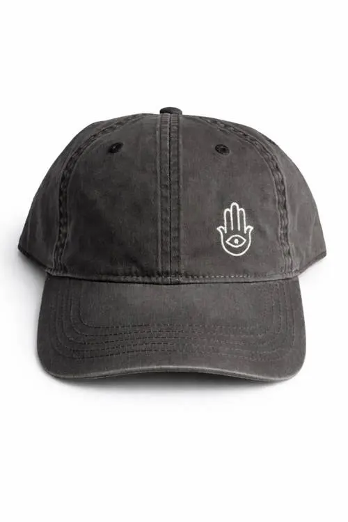 CONSCIOUS INK Hamsa Cap With Ink Set - Faded Grey