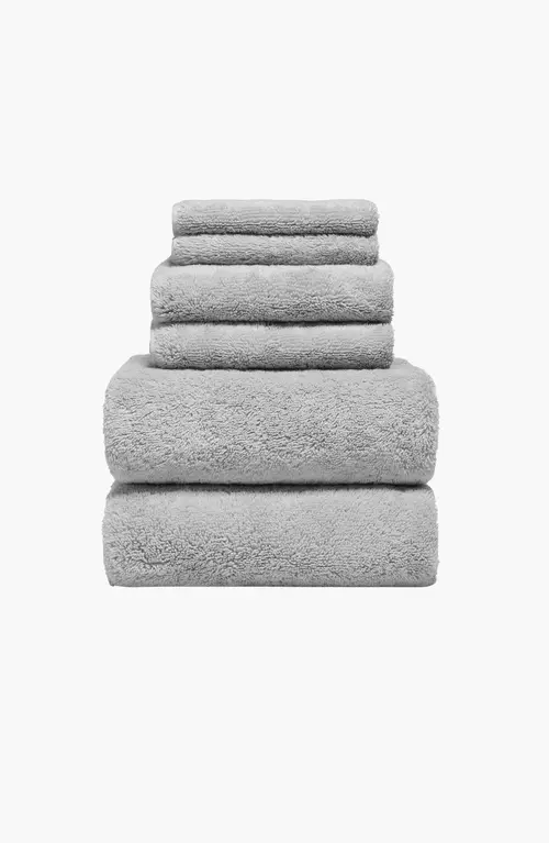 ITALIC Ultraplush Australian Cotton Standard Towel Set - Light Gray