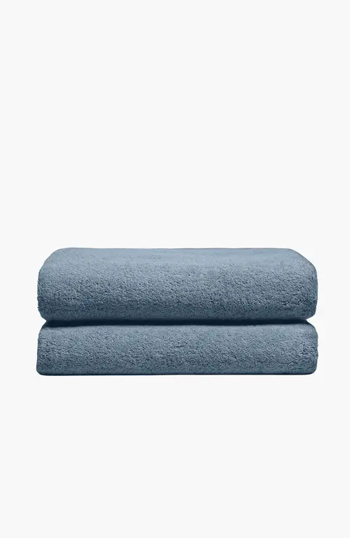 ITALIC Ultraplush Australian Cotton 2-piece Bath Towel Set - Glacier