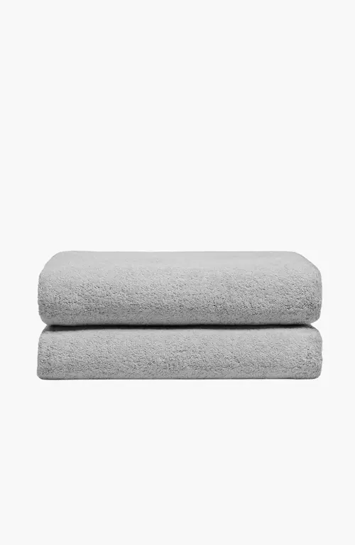 ITALIC Ultraplush Australian Cotton Bath Towels - Light Gray