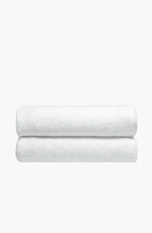 ITALIC Ultraplush Australian Cotton Bath Towels - White