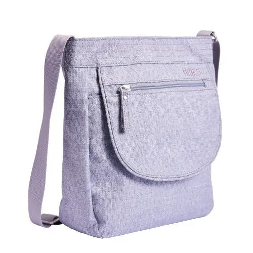 HAIKU Jaunt Rfid Blocking Crossbody - Stone Gray