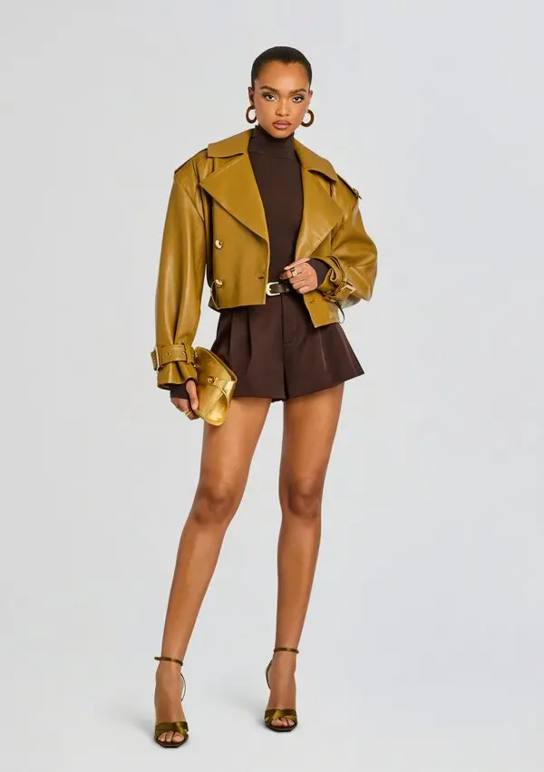 Commando Ballet Turtleneck Bodysuit - Espresso