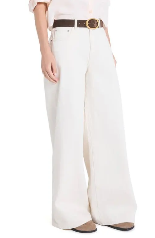 TWP Tiny Dancer Wide-leg Jeans - Natural