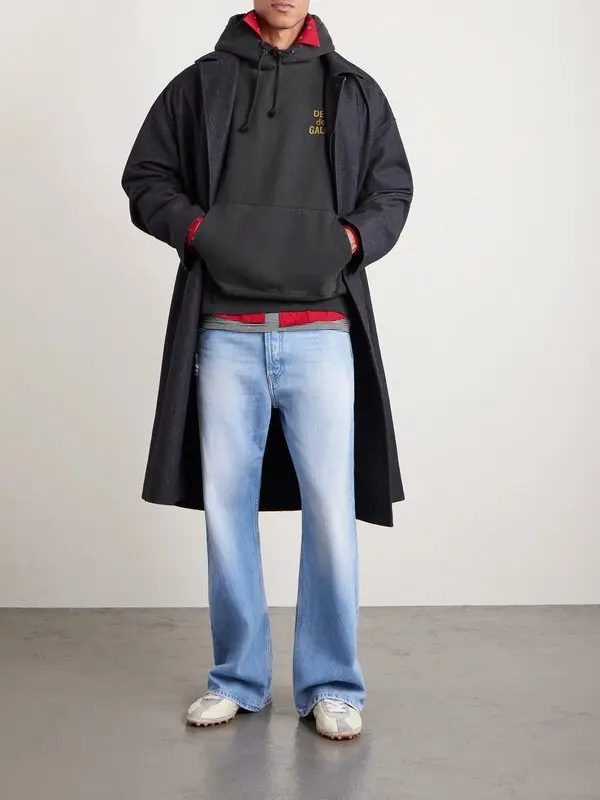 GALLERY DEPT. Logo-print Cotton-jersey Hoodie