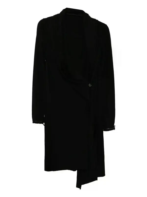 MA+ Long-sleeved Draped Dress