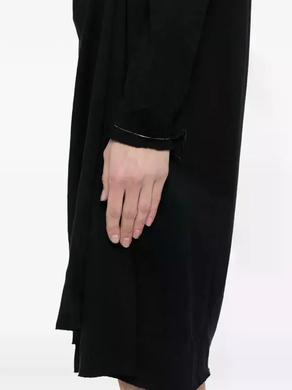 MA+ Long-sleeved Draped Dress