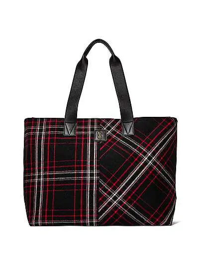 Victoria's Secret Plaid Tote Bag