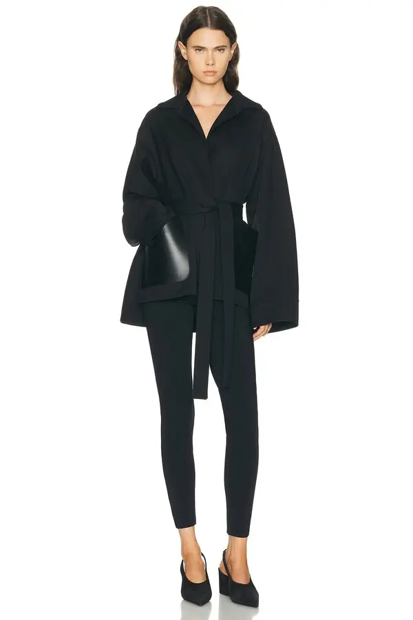 Alaïa Alaa Wrap Jacket - Noir