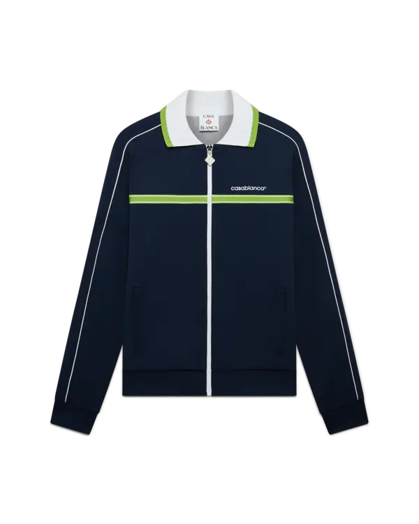 Casablanca Piqué Track Jacket - Green