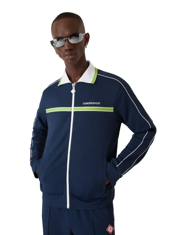 Casablanca Piqué Track Jacket - Green