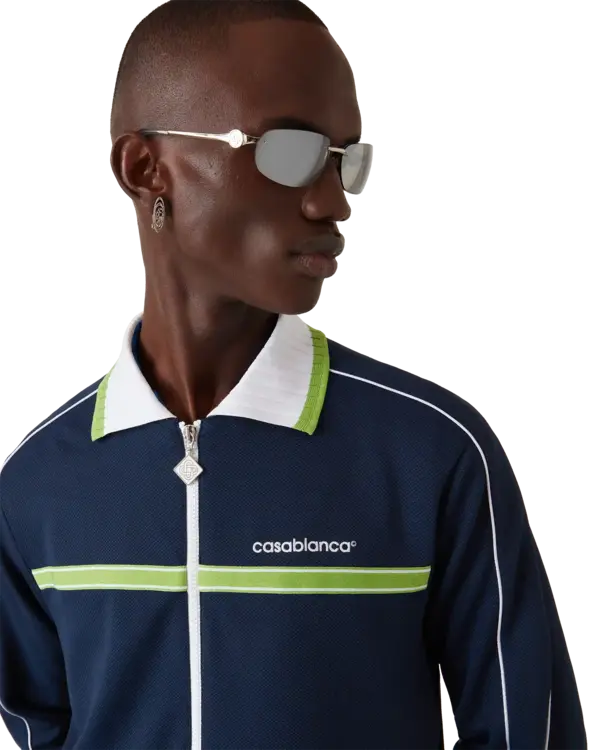 Casablanca Piqué Track Jacket - Green