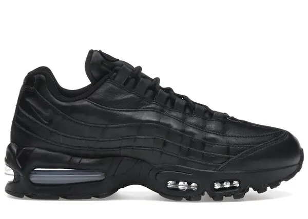 Nike Air Max 95 Qs Big Bubble Leather Sneakers - Black