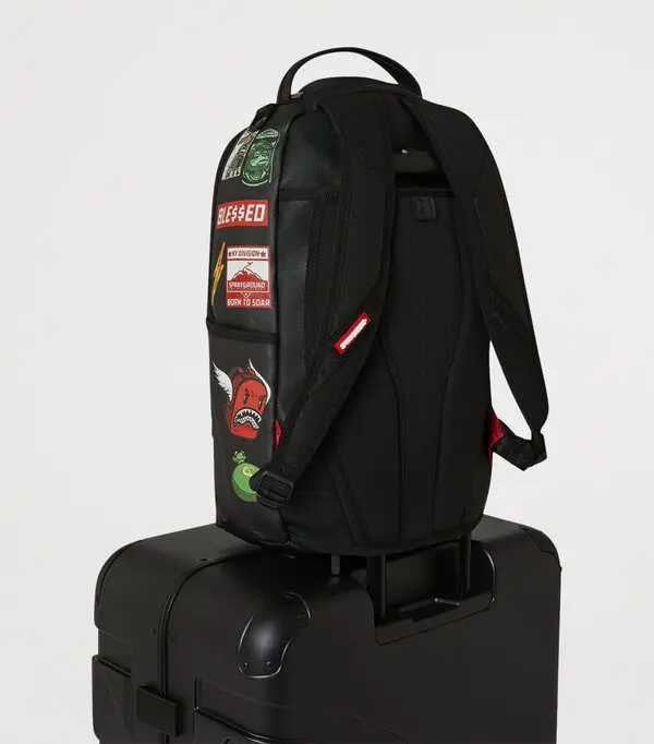 SPRAYGROUND Embossed Check-in Suitcase
