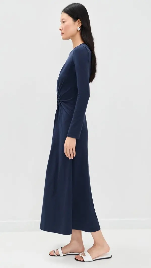 APIECE APART Long Sleeve Volta Top - Navy