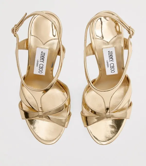 JIMMY CHOO Kesia 120 Leather Sandals